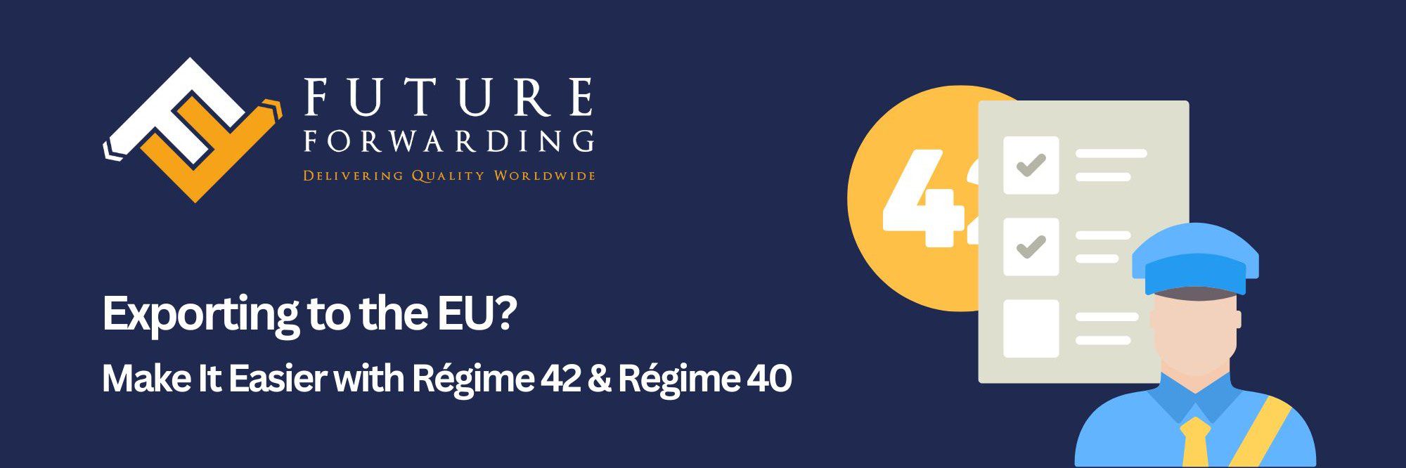 Régime 42 & Régime 40 | Shipping to France